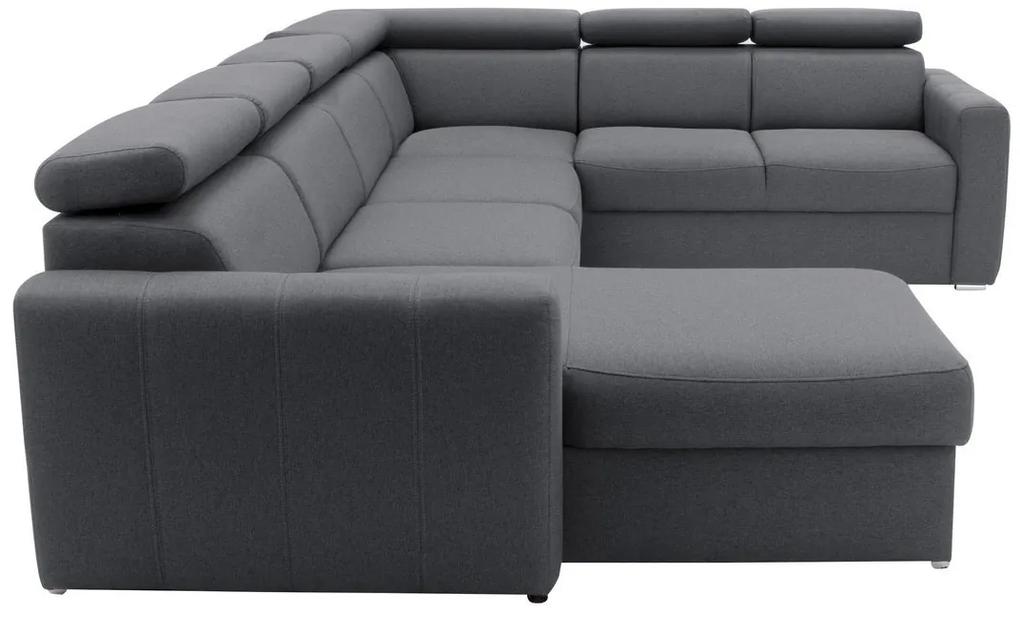 Casarredo - Komfort nábytek Rozkládací sedací souprava do U SELECT pravá, látky A1 | barva: N12 bílá,potah: neat 90