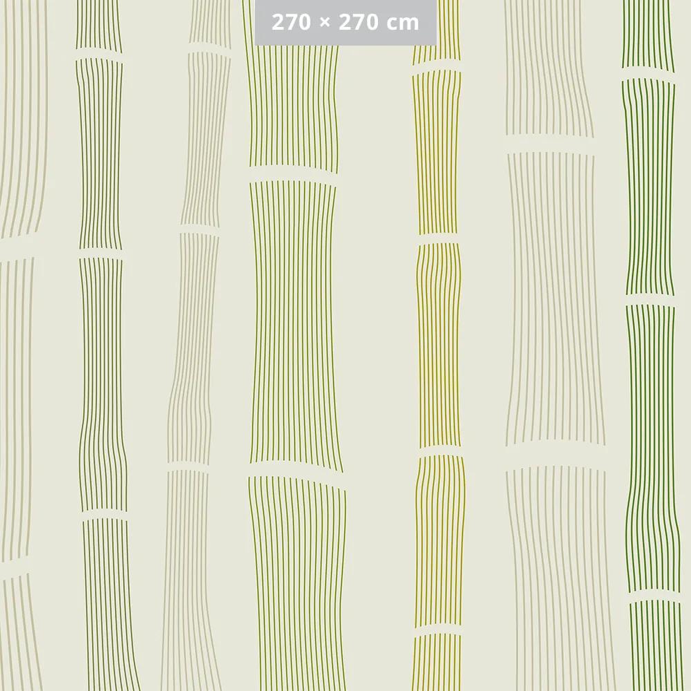 obrazová tapeta bambus Velikost: 270 × 270 cm