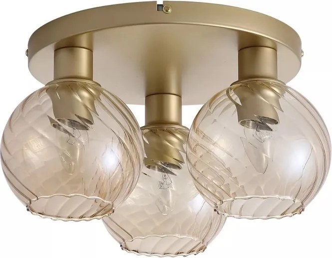 Searchlight 44521CP Stropní lustr RADIANCE CHAMPAGNE optické sklo