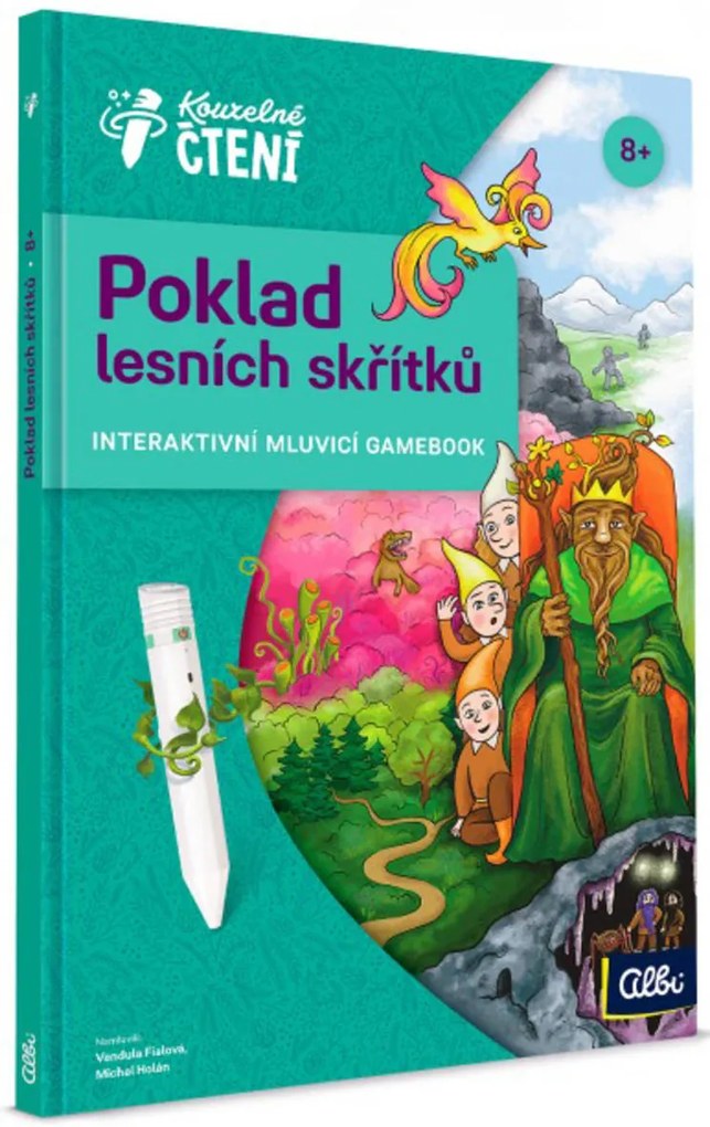 ALBI Kouzelné čtení Gamebook interaktivní Poklad lesních skřítků altxu