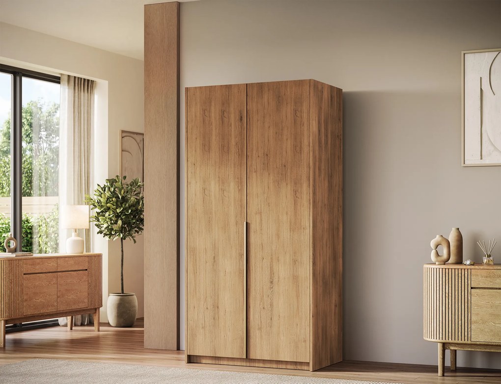ADRK Furniture Bregma II Skříň s otočnými dveřmi ADRK-W-BRE-100-AG
