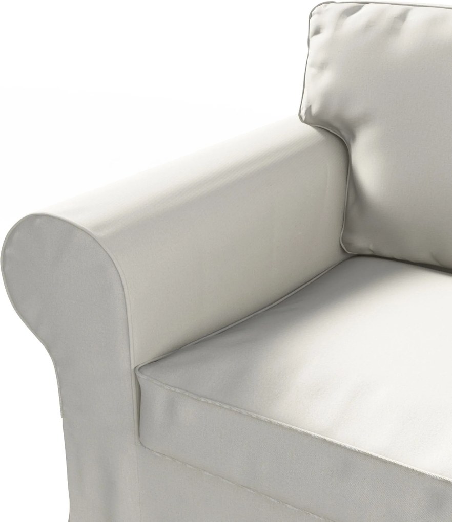 Potah na křeslo IKEA Ektorp barva šedá látka pletený vzor