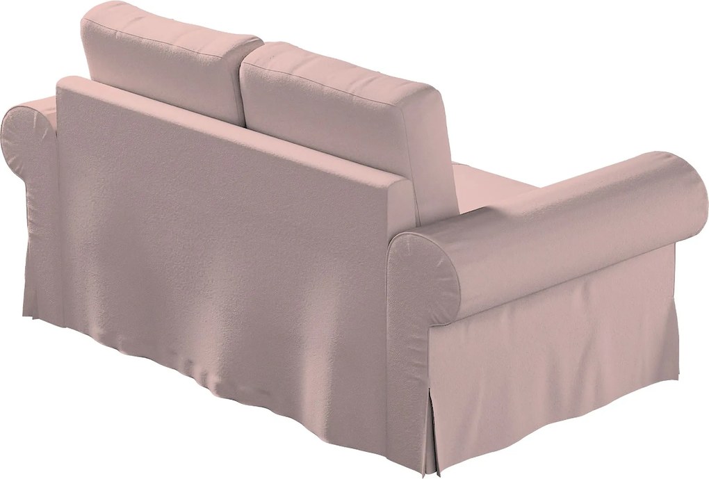 Potah na pohovku IKEA Backabro 2-místná, rozkládací barva růžová látka pletený vzor