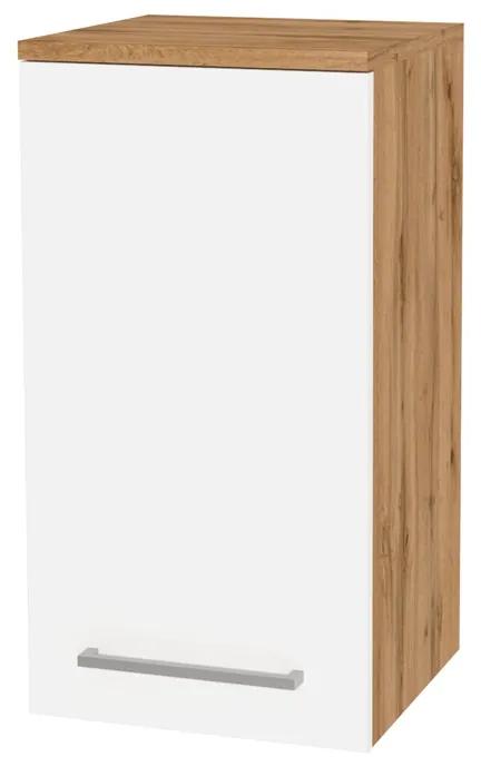 Mereo Bino koupelnová skříňka horní 63 cm, pravá, Multidecor, Dub Wotan CN696DWOT