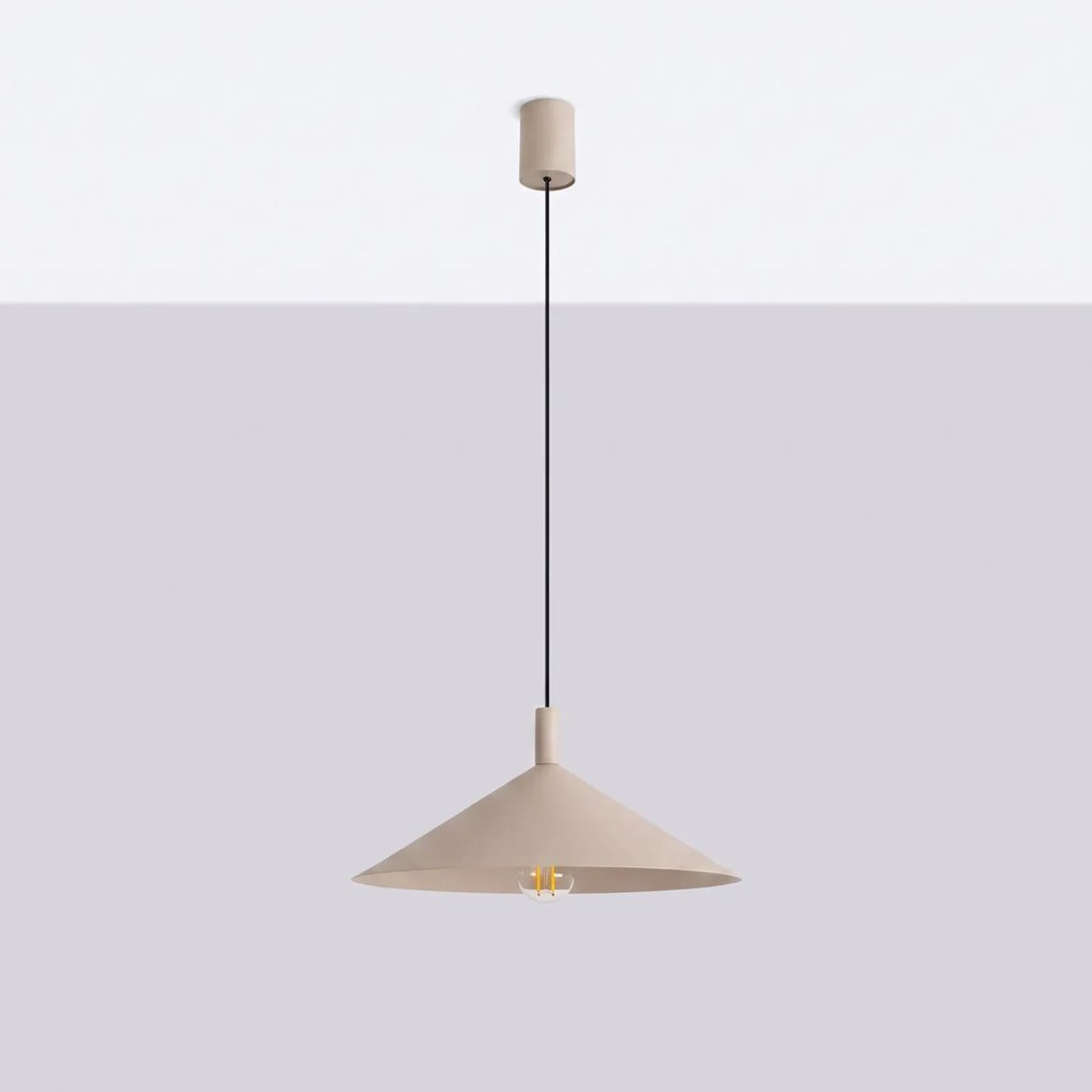 Sollux Lighting Závěsné svítidlo NOX 40 taupe