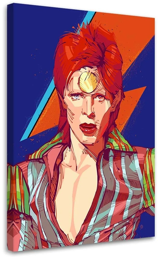 Gario Obraz na plátně David Bowie zpěvák - Nikita Abakumov Rozměry: 40 x 60 cm