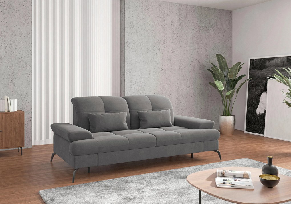 XXXLutz 2,5SEDÁK, textil, šedá Sit & More - Pohovky - 000144011525