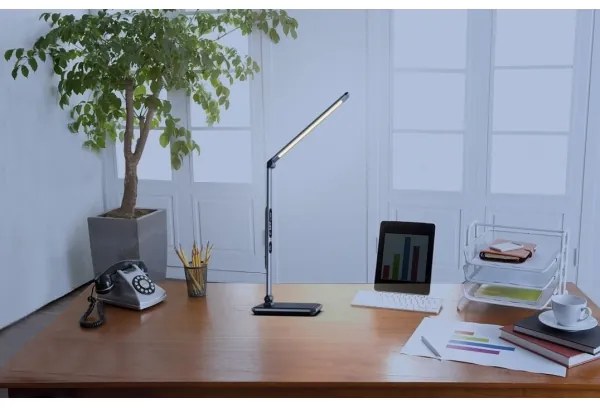 Immax 09105L - LED+CCT Stm. stolní lampa s bezd. nab. QI IDEAL 8,5W/230V