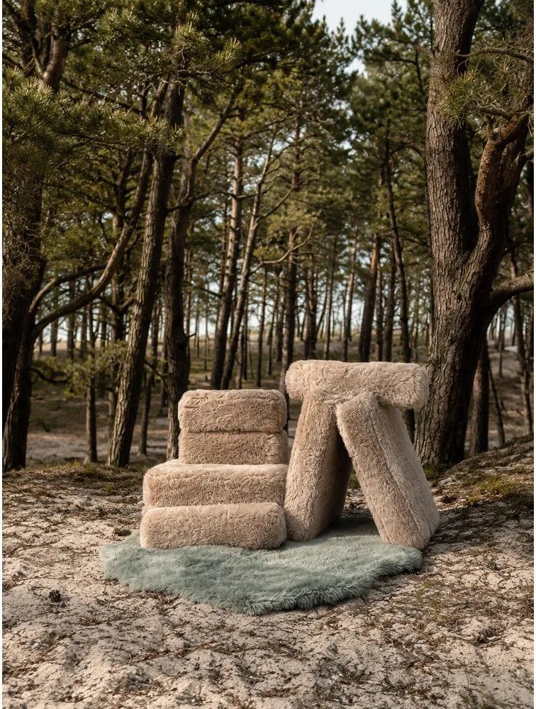 Šalvějově zelený dětský koberec 115x140 cm Mammoth – Meowbaby
