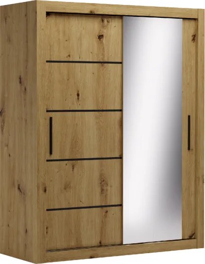 ADRK Furniture Posuvná skříň MOX 160 SW-MOX-160-A
