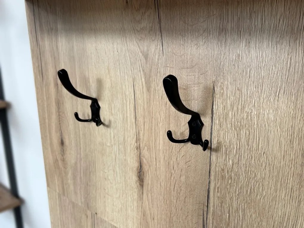 In-Design Nábytkový věšák Lungo černý velký