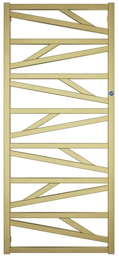 Instalprojekt Koupelnový radiátor TRICK zlatá barva Barva radiátoru - Zlatá, Rozměr radiátoru - 430 × 857 mm, výkon 352 W, Typ připojení - Středové 50 mm RADTRK409084SP