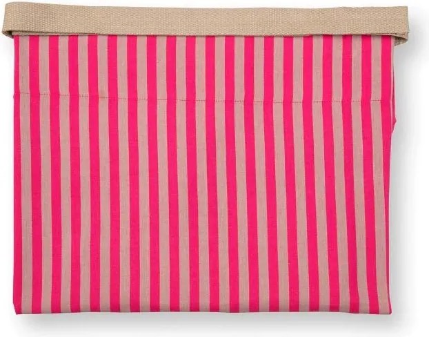 Pip Studio Apron Stripes kuchyňská zástěra - růžová (Kuchyňská zástěra v růžové barvě o rozměru 72 x 89.5 cm )