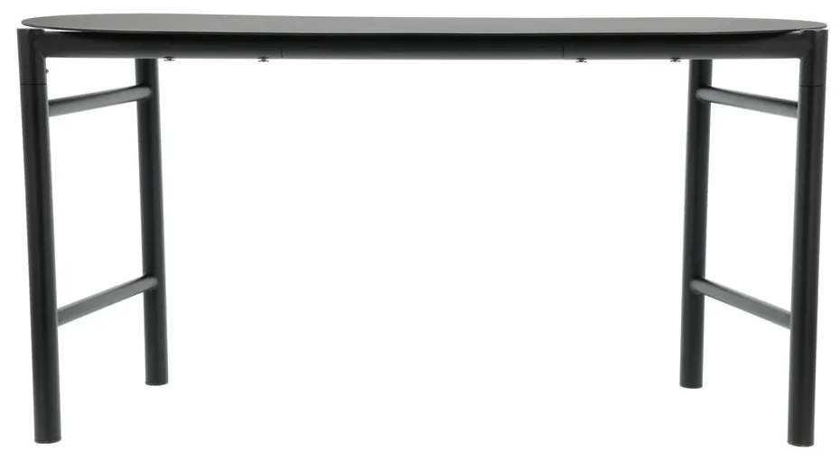 Černá kovová zahradní lavice Disc – Zone