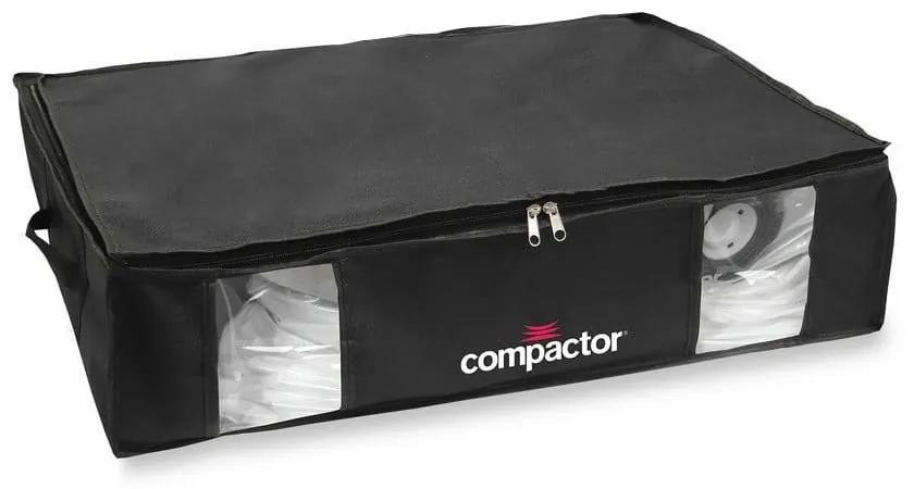 Sada 2 černých úložných boxů s vakuovým obalem Compactor Large Underbed Vacuum Bag
