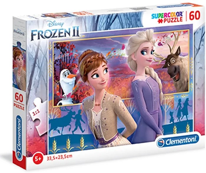 Clementoni - Puzzle Supercolor 60 Frozen 2