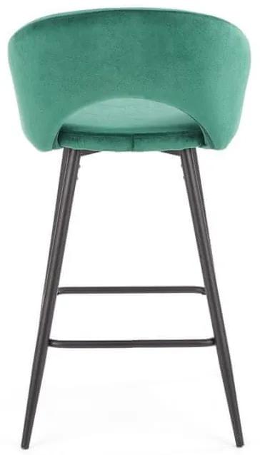 Intesi Židle barová Selli 65cm zelená