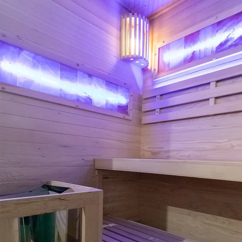 BPS-koupelny Finská sauna Relax HYD-6192 120x120, 2 osoby