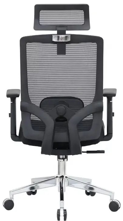 Ergonomická kancelářská židle ERGODO GIRONA - černá síťovina / nosnost 150 kg