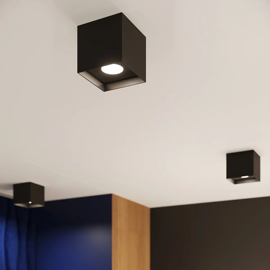 Sollux Lighting Stropní svítidlo HATI Černá