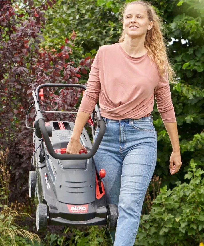 AL-KO 34.4 E Comfort – Elektrická sekačka 34 cm, bez pojezdu, koš 37 l, 1200 W (114055) – Servis ČR
