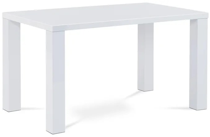Autronic Jídelní stůl AT-WT vysoký lesk bílý Rozměr stolu: 135 x 80 cm