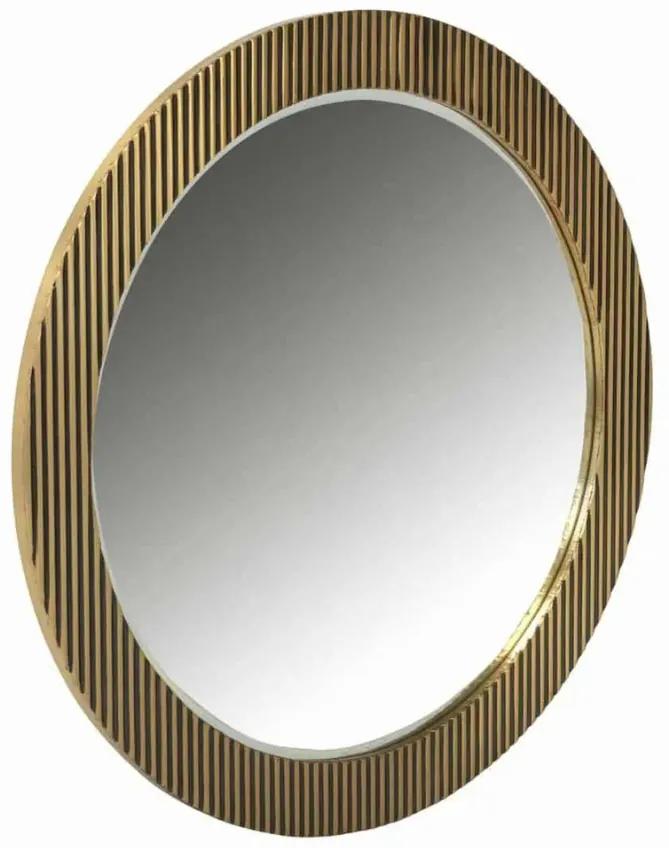 Mosazné závěsné zrcadlo Richmond Ironville 86 cm