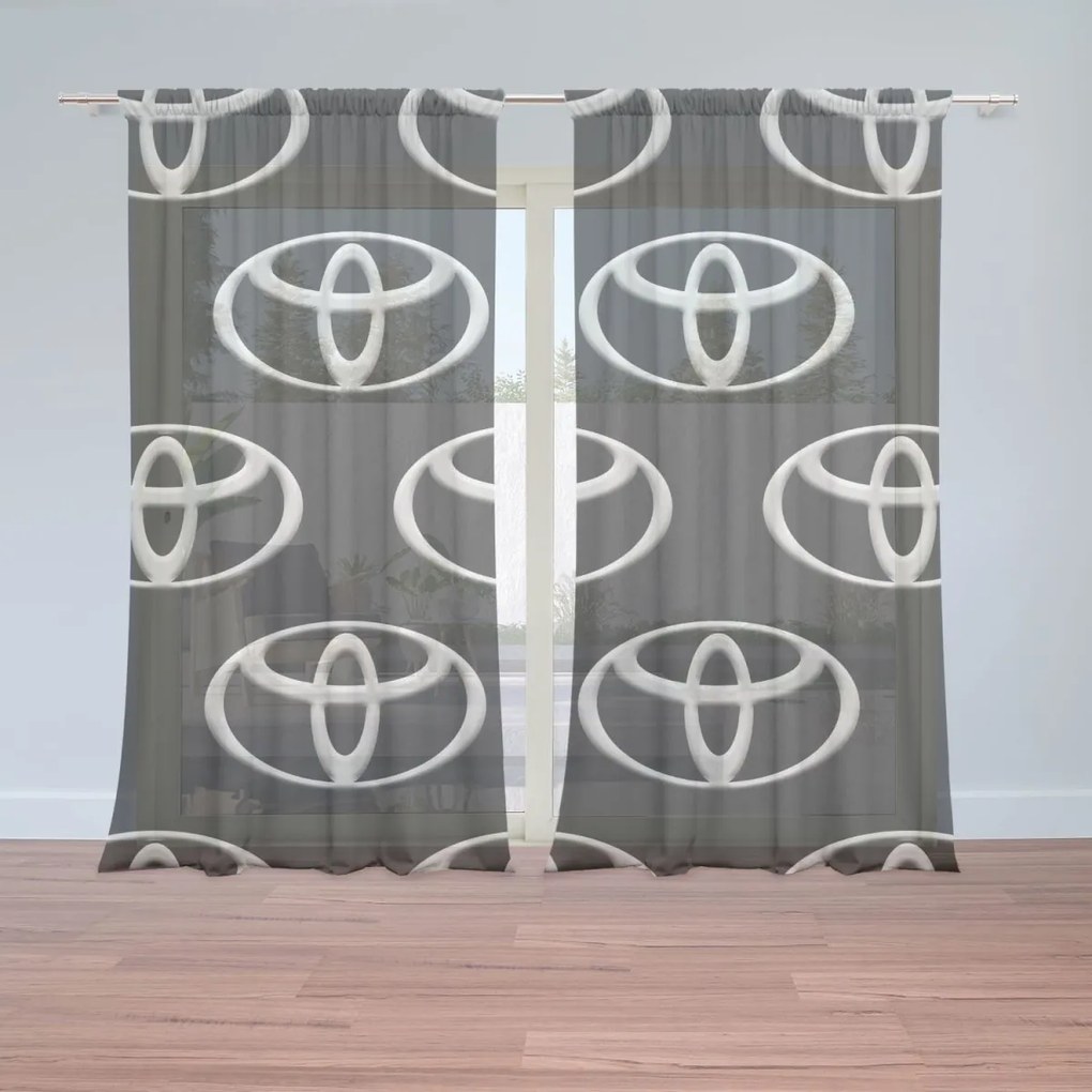 Sablio Záclony Toyota Pattern: 2ks 150x250cm