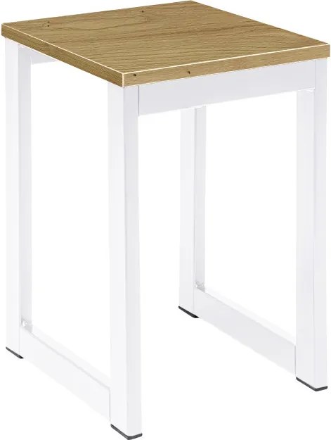 Dede Set - kuchyňský stůl 80 x 60 cm + 2x židle MINI - dub artisan / bílá