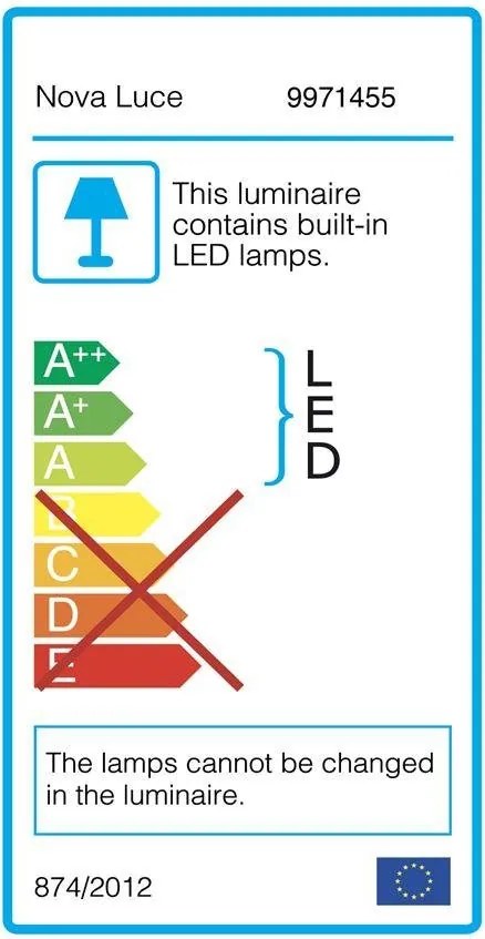 NV 9971455 Venkovní svítidlo s bodcem STAKE černý hliník a sklo LED 5W 3000K 100-240V 21st. IP65 - NOVA LUCE