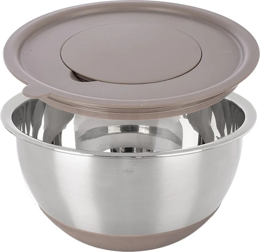 Nerezová mísa ve stříbrné barvě ø 22 cm Beige – Orion