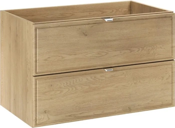 Koupelnová sestava Terra s deskou a skříňkami 80 cm dub cremona