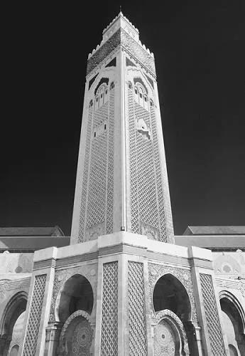 Luxusní vliesové fototapety Casablanca - černobílé, rozměr 186 cm x 270 cm