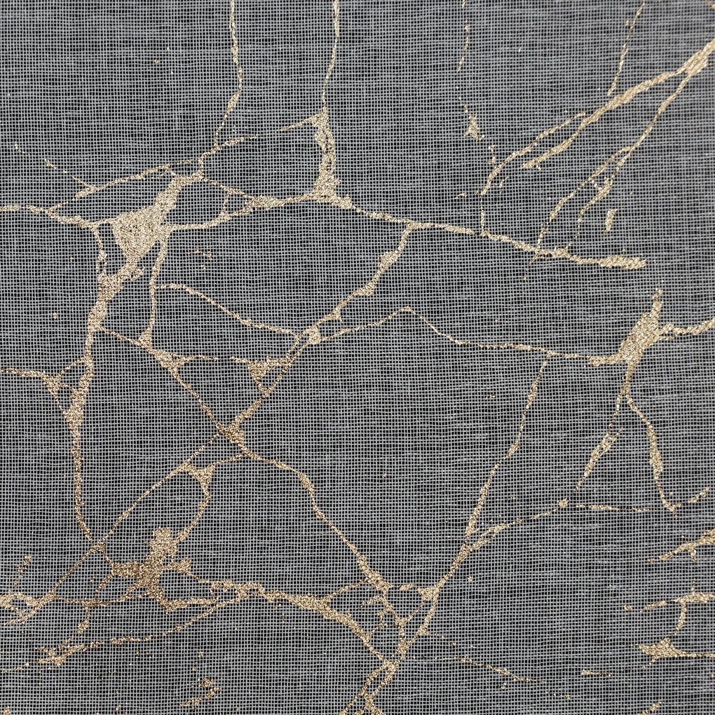 ZÁCLONA NA KROUŽČÍCH REVA1 140X250 CM VZOROVANÁ