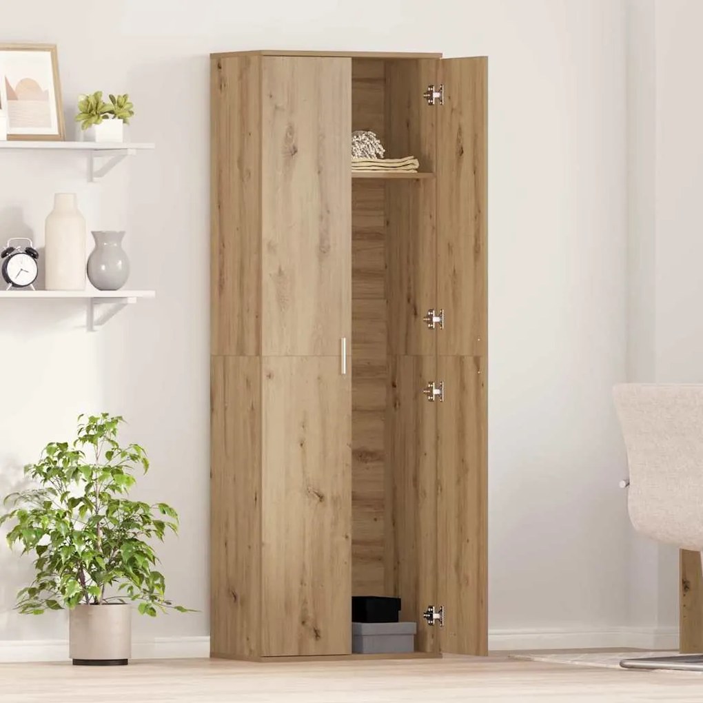 Highboard 60 x 35 x 180 cm Kompozitní dřevo dub artisan 3365568