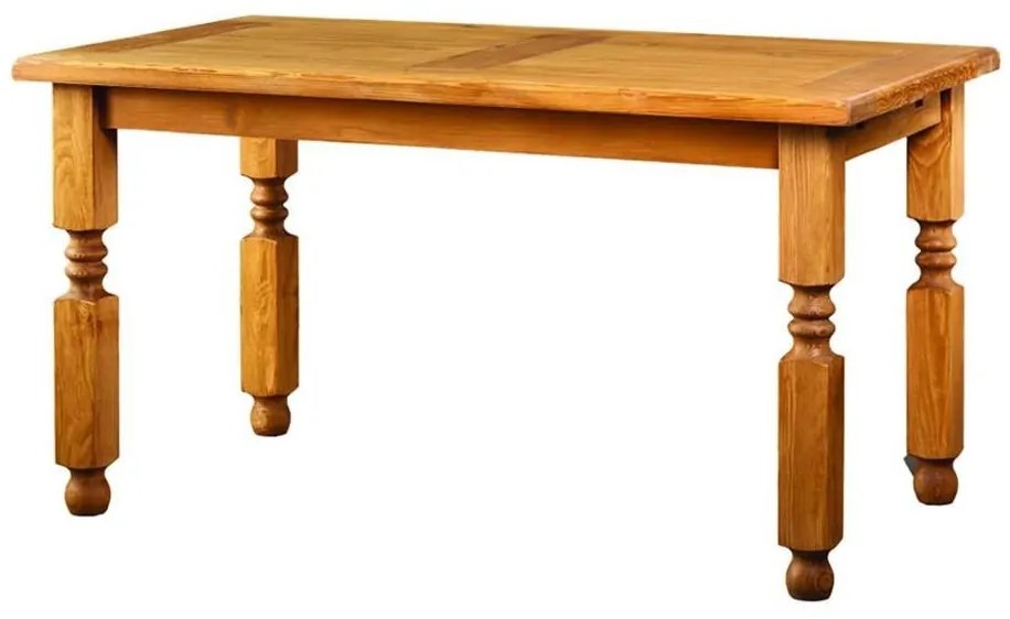 ARTEN Rustikální jídelní stůl POPRAD MES01B - borovice (světlý vosk/tmavý vosk) ROZMĚR: (š/h/v) 180 x 90 x 76 cm