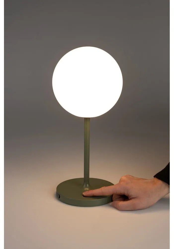Zelená stmívatelná stolní lampa (výška 33 cm) Hub – White Label