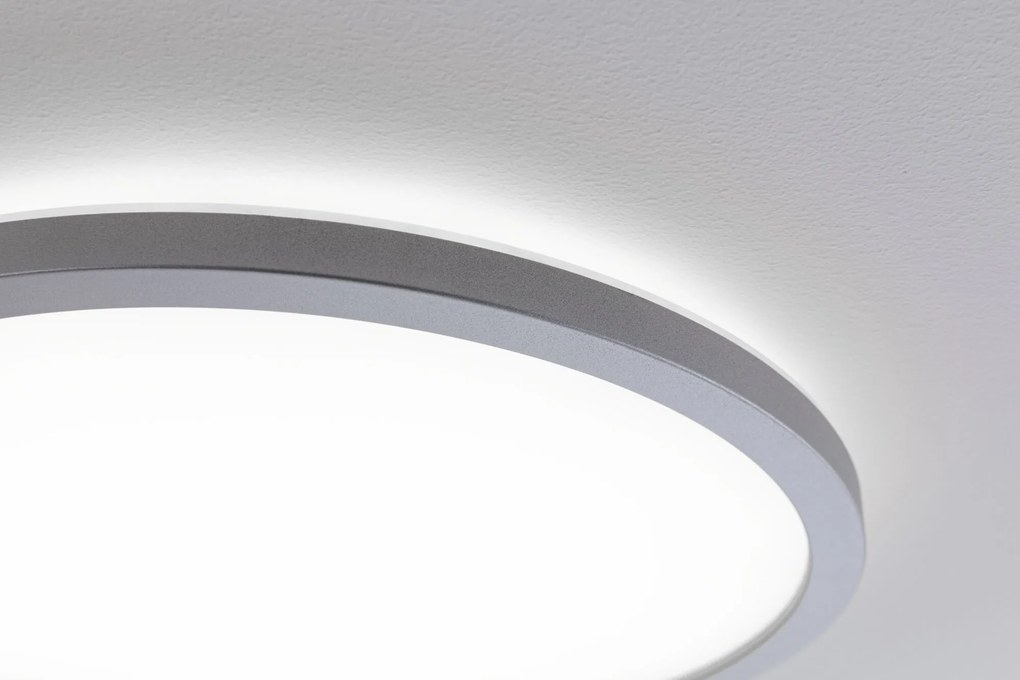 Paulmann 71004 Atria Shine, matně chromové stropní svítidlo s korónou, 11,2W LED 4000K, průměr 19cm