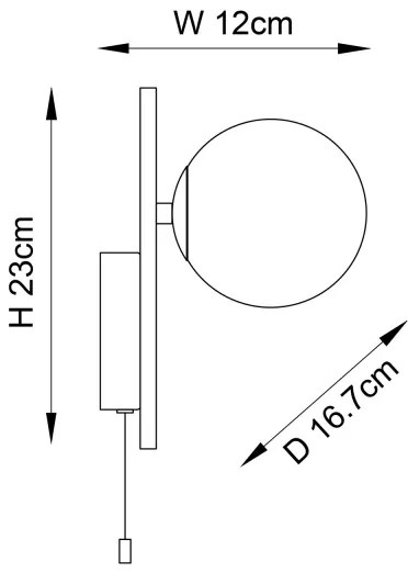 Endon 94080 - Koupelnové nástěnné svítidlo SPA 1xG9/3W/230V IP44 lesklý chrom