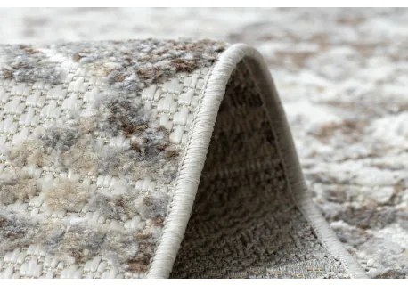 koberec Strukturální SOLE D3732 Aztécký, diamanty ploché tkaní béžo velikost 140x190 cm | krásné koberce cz