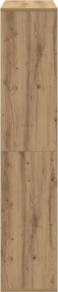 Knihovna dub artisan 102 x 29 x 143 cm kompozitní dřevo 3310306