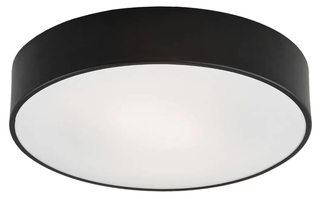 LED stropní svítidlo Dayton, černá Ø 25cm