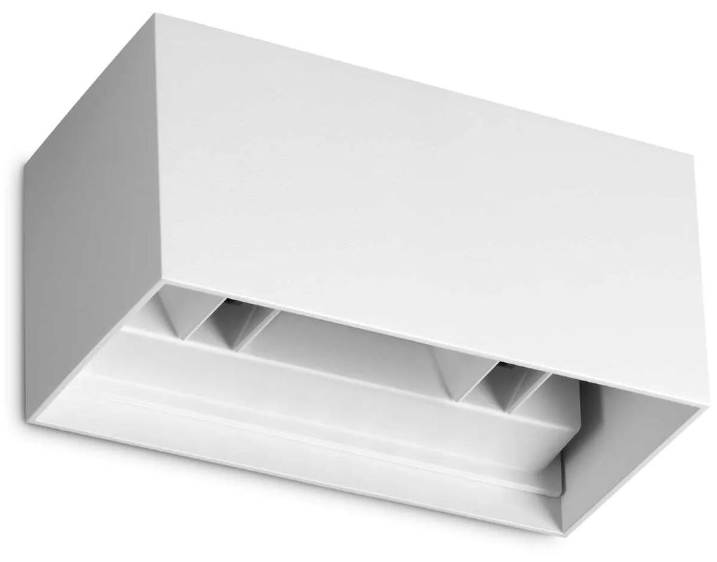 Ideal Lux Venkovní nástěnné LED svítidlo ATOM d.20cm Barva: Bílá