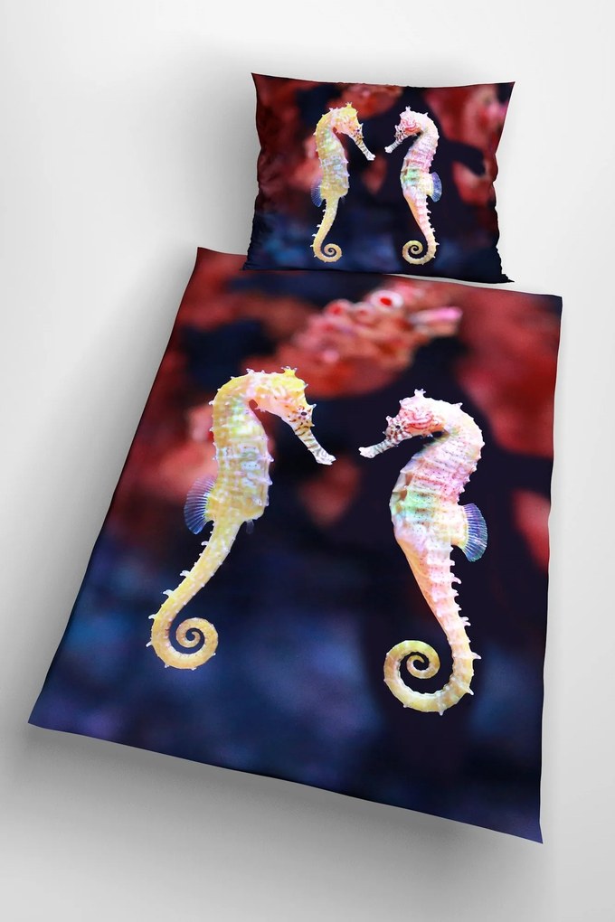 3d povlečení s mořským koníkem - Seahorse Seahorse 140x200 cm