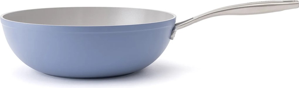 Elmich Nepřilnavá keramická pánev wok Zen Ø 28 cm - modrá