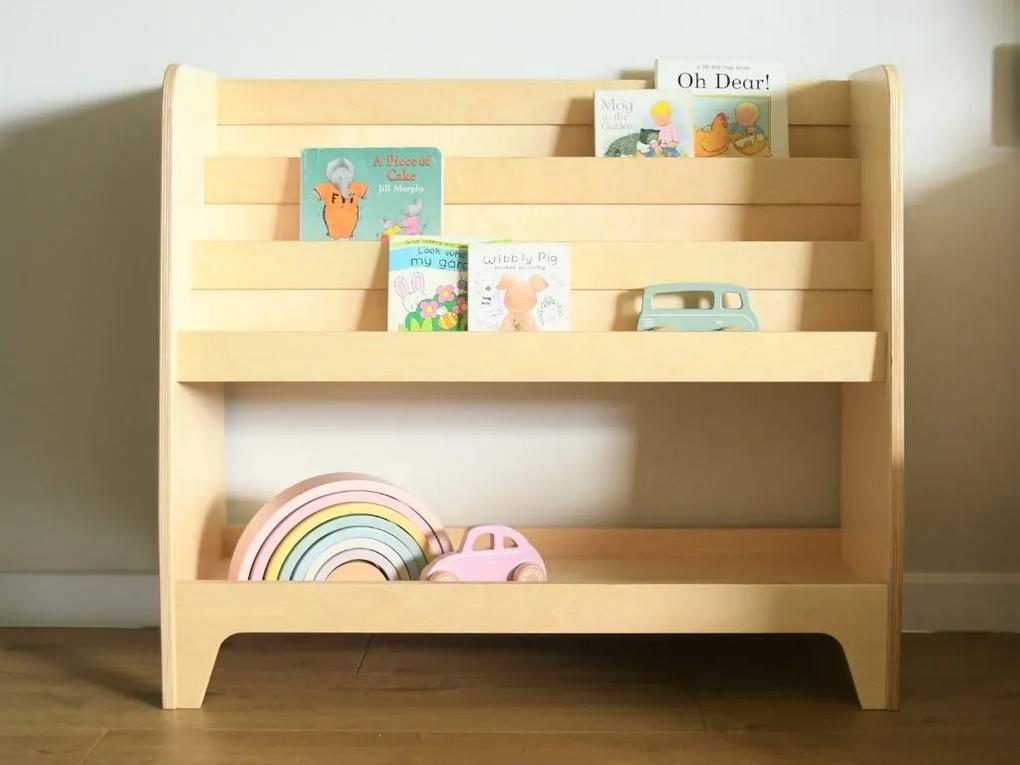 Wamm Cosy Room Dřevěná knihovna do dětského pokoje Zvolte barvu: Růžová