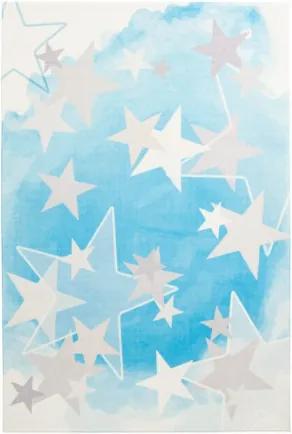 Obsession koberce Dětský kusový koberec Stars 410 blue Modrá - 120x170 cm
