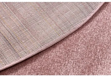 Dywany Luszczow Kusový koberec kulatý SOFTY Jednobarevný, růžový Rozměr koberce: 120 cm KRUH