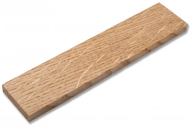OLECH - DUB, broušený povrch, jednotlivé lamely nebo obkladový panel 590 x 90 x 4 a 10 mm (0,0531m²) - dřevěný obklad jednotlivé lamely (1m2)