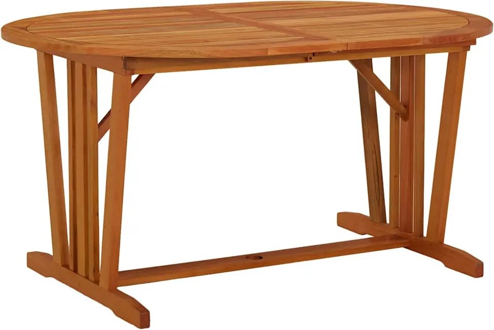 Zahradní stůl 200 x 100 x 75 cm masivní eukalyptové dřevo 316072